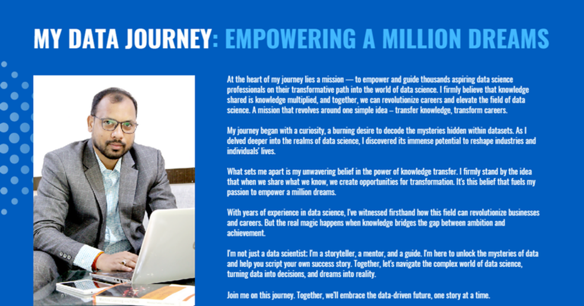 Suneel Patel | Data Science Trainer And Mentor